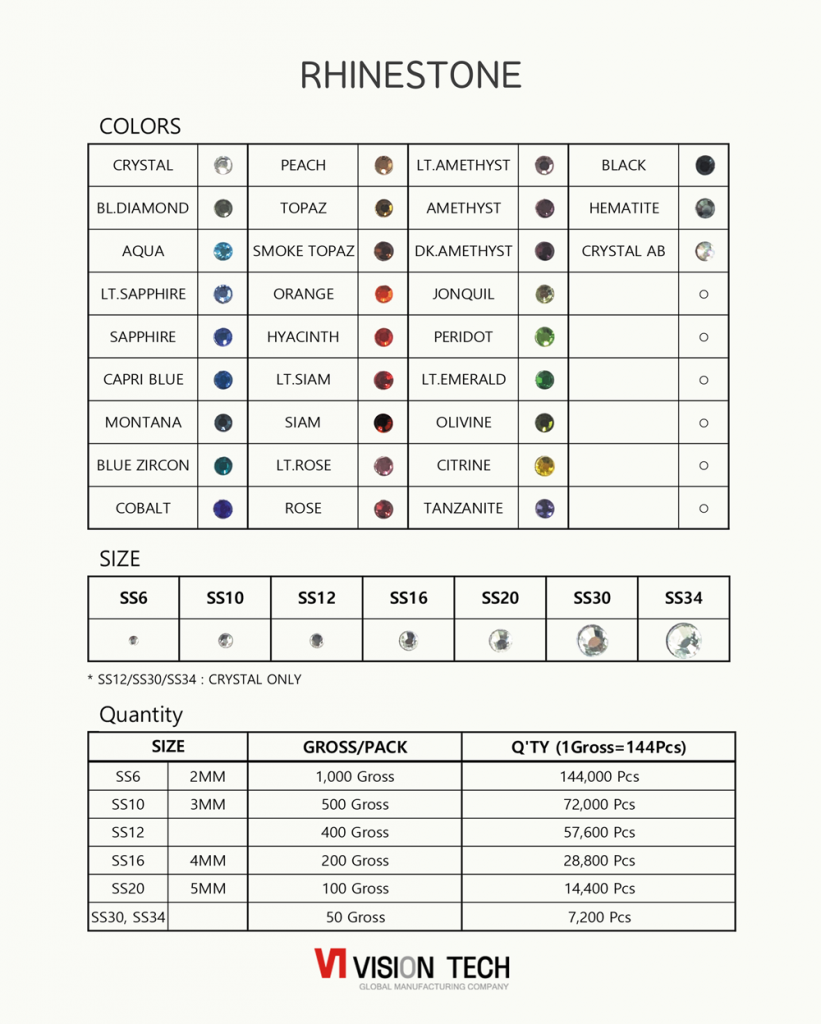 Hotfix stone | Vision Tech